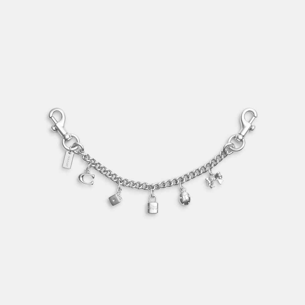 Silver Swagger Chain With Charms SILVER